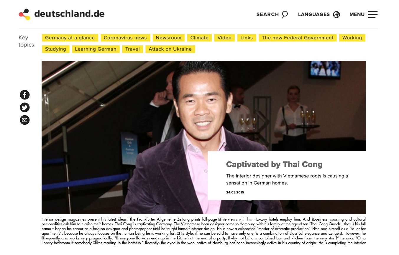 Captivated by Thai Cong - THÁI CÔNG Interior Design - The World of ...