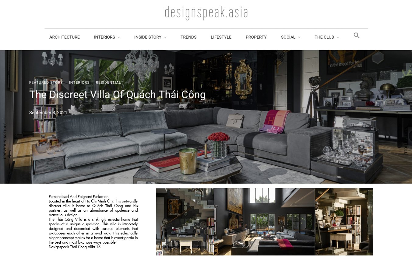 The Discreet Villa Of Quách Thái Công - THÁI CÔNG Interior Design - The ...
