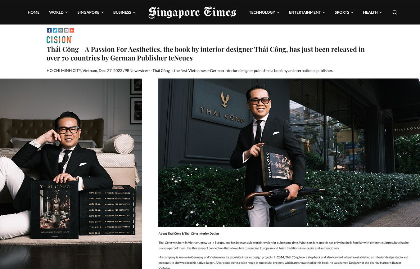 Thái Công - A Passion For Aesthetics, the book by interior designer ...